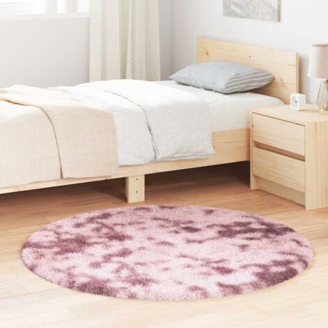 Tapis shaggy à poils longs-Tapis de salon-Tapis Chambre NAVARRA rose ...