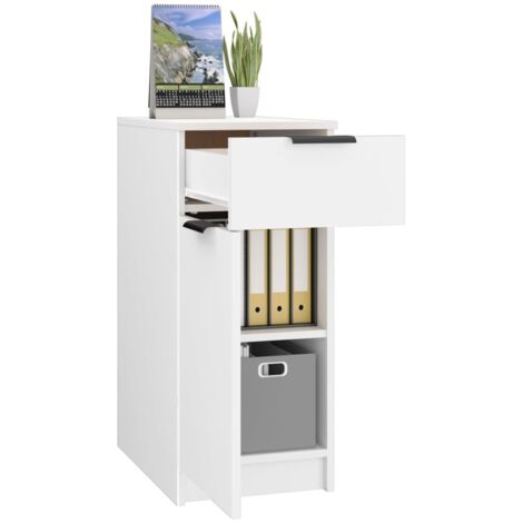 Armoire de bureau design moderne blanc en bois d'ingénierie robuste ...