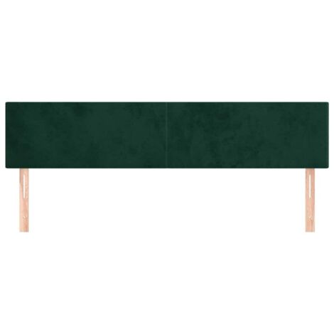 Tête de Lit Confortable Vert Foncé pour Finir votre Lit et Protéger le ...