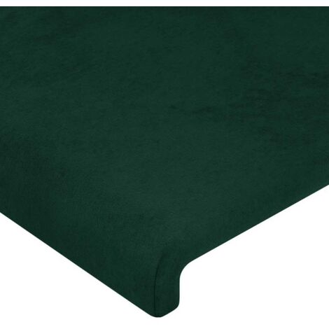 Tête de Lit Confortable Vert Foncé pour Finir votre Lit et Protéger le ...