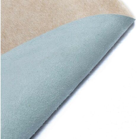 Tapis de salon peau de vache 150x170 cm beige facile d'entretien ...