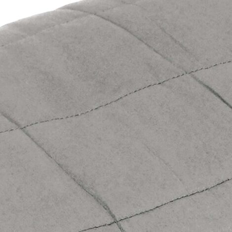 Couverture lestée 11 kg ultra douce lit double Gris 235x290 Tissu 28709 ...