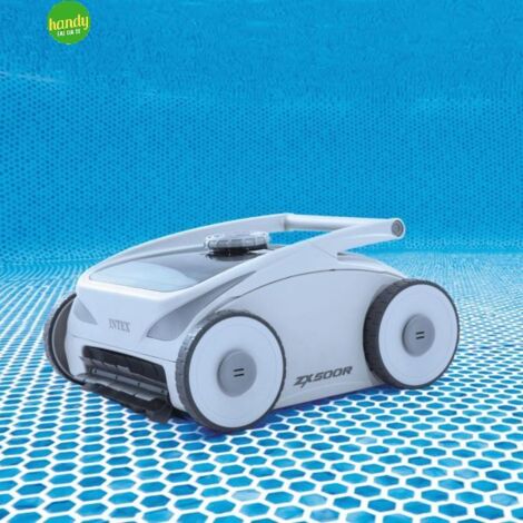Intex Robot Piscina Intex 28624 Pool Cleaner 8,0ah Zx500r 50 Mq Bianco