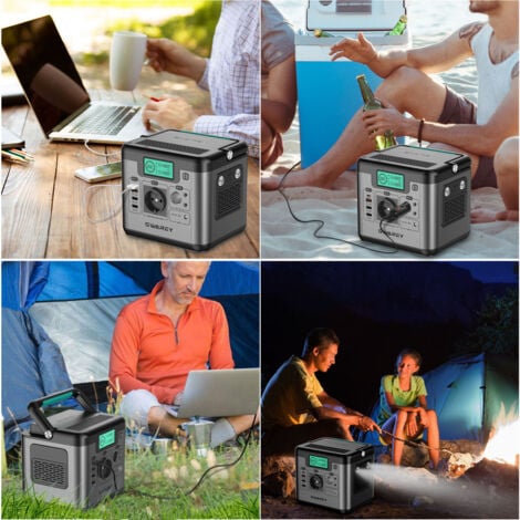 Tragbare Stromzeuger 518Wh Stromgenerator Solar Generator SWAREY ...