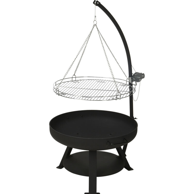 Bol à feu avec grille de barbecue VAGGAN 60 cm ProGarden