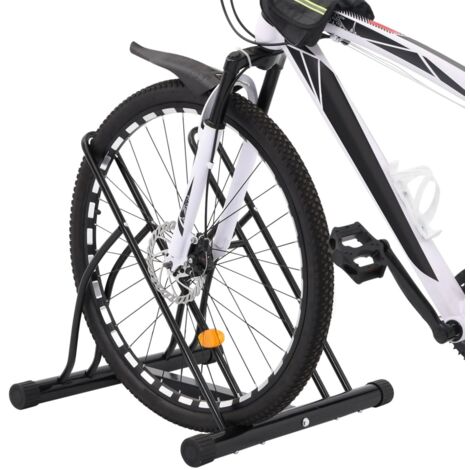 Support de vélo au sol autoportant pour 2 vélos acier vidaXL