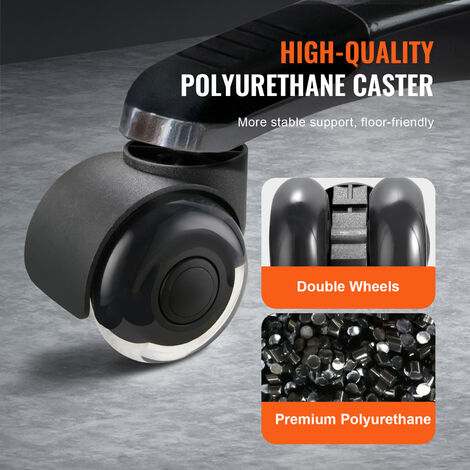 VEVOR Roulettes Pivotantes Lot de 5 Roulette Chaise Bureau de ...