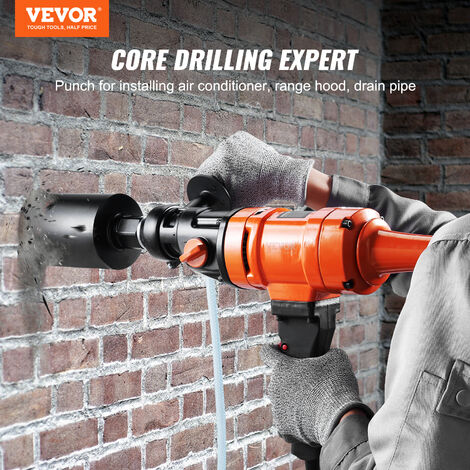 VEVOR Carotteuse a Diamant Diametre Max. 102 mm Profondeur 400 mm 1500 ...