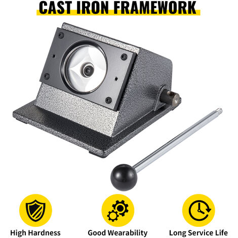 VEVOR Machine a Badge 75 mm Poincon Graphique Rond Manuel Presse a ...