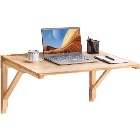 VEVOR Table Murale Rabattable 80x59,9x43,8 cm Bureau Mural Rabattable ...