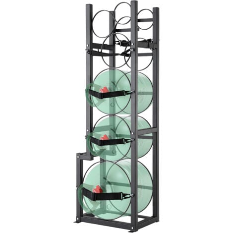 VEVOR Rack Bouteille de Gaz, Capacite 1x22,7 kg, 2x13,6 kg, 3 Autres ...