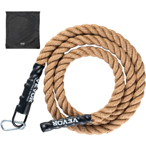 VEVOR Corde deescalade Fitness, 1,5" de largeur, 10 pieds de long ...