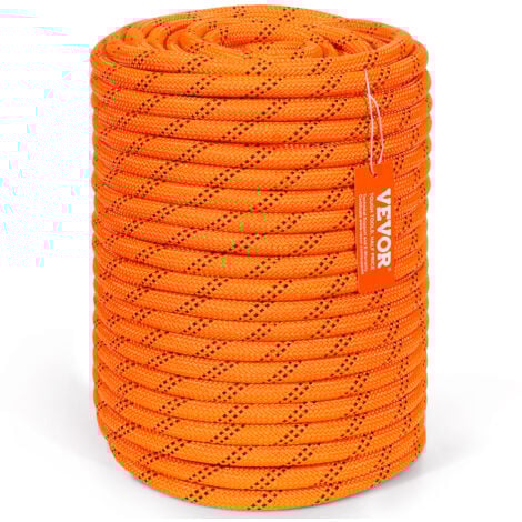 VEVOR Corde en polyester double tresse, 12,7 mm x 67,06 m, corde ...