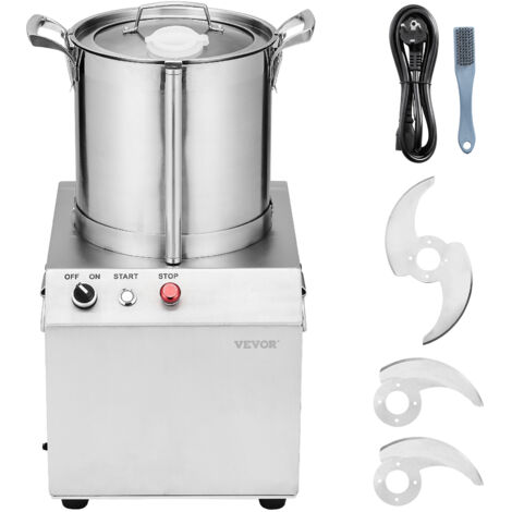 VEVOR Robot Culinaire et Hachoir a Legumes 10 L, Robot Multifonction en ...