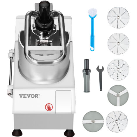 VEVOR Robot culinaire multifonction, 2 trous dealimentation, hachoir a ...