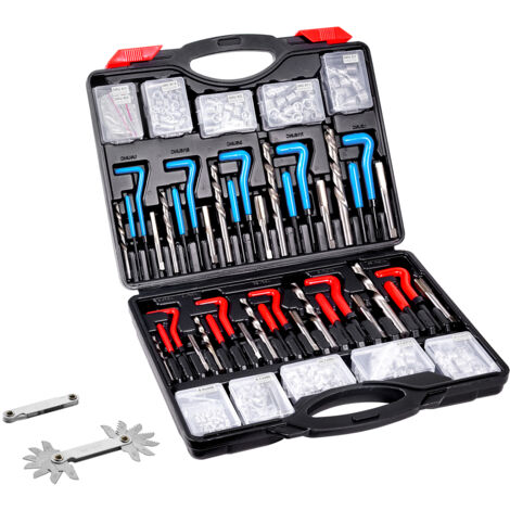 VEVOR Kit de Reparation de Filetage Helicoïdal 338 Pieces, Outils a ...