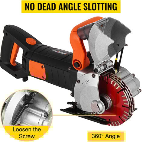 VEVOR Rainureuse Murale Electrique 4800 W Machine a Rainurer Mur Disque ...