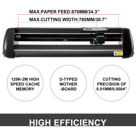 34" Vinyl Cutter Plotter Logiciel Signmaster Force Et Vitesse Reglable ...