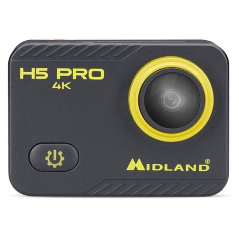 Midland videocamera action cam h5 pro black e yellow c1515 h5 pro c1515
