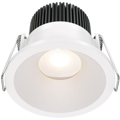 Faretto Da Incasso Moderno Zoom Alluminio Tondo Bianco Led