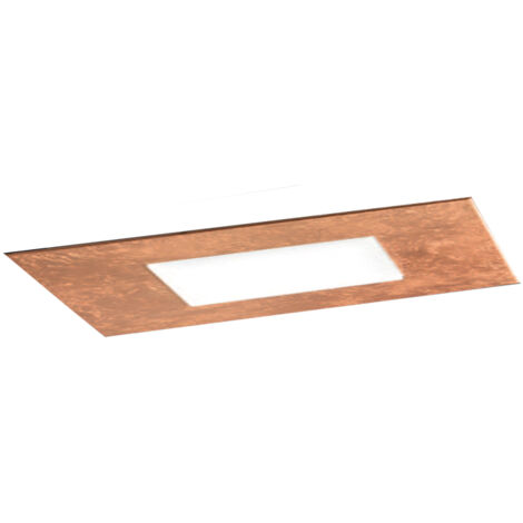 Plafoniera Contemporanea Pixel Metallo Foglia Rame Led 17W