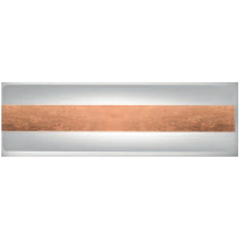 Applique Contemporanea Doup Metallo Foglia Rame Led 43W