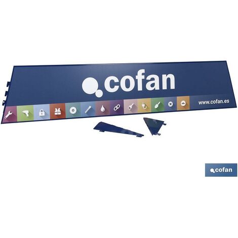 CARTELA CON LOGO COFAN 1000X200 EXPOSITOR RINCÓN