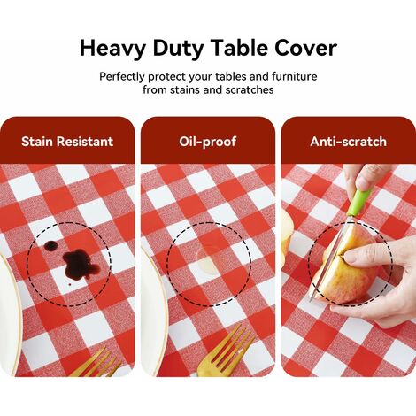 Heavy Duty White Plastic Tablecloths | Cabinets Matttroy