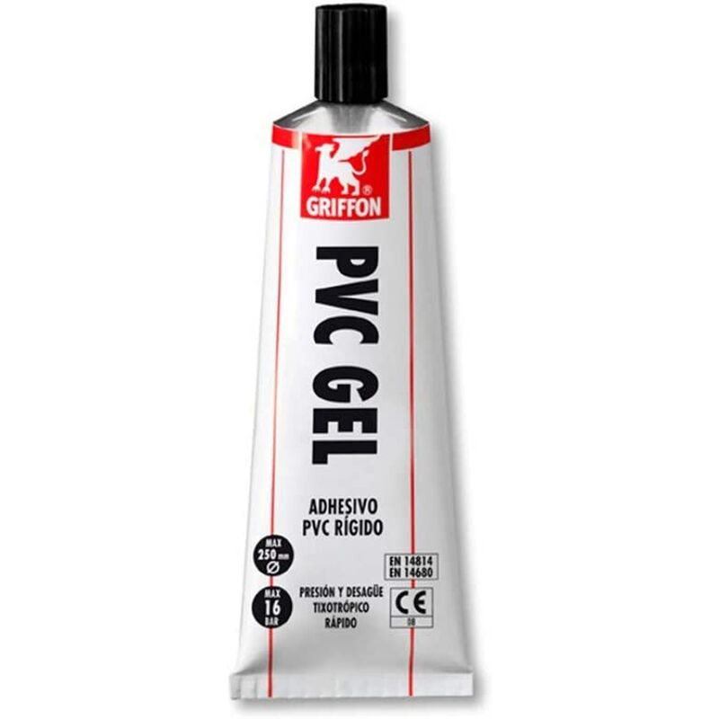PVC-Kleber, starr, Gel, 125 ml, Rapi-PVC, Gel-Schlauch, Griffon