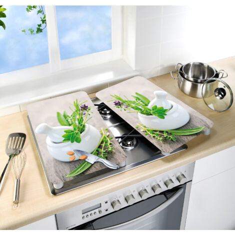 Protection plaque de cuisson WENKO, couvre plaque de cuisson en verre ...