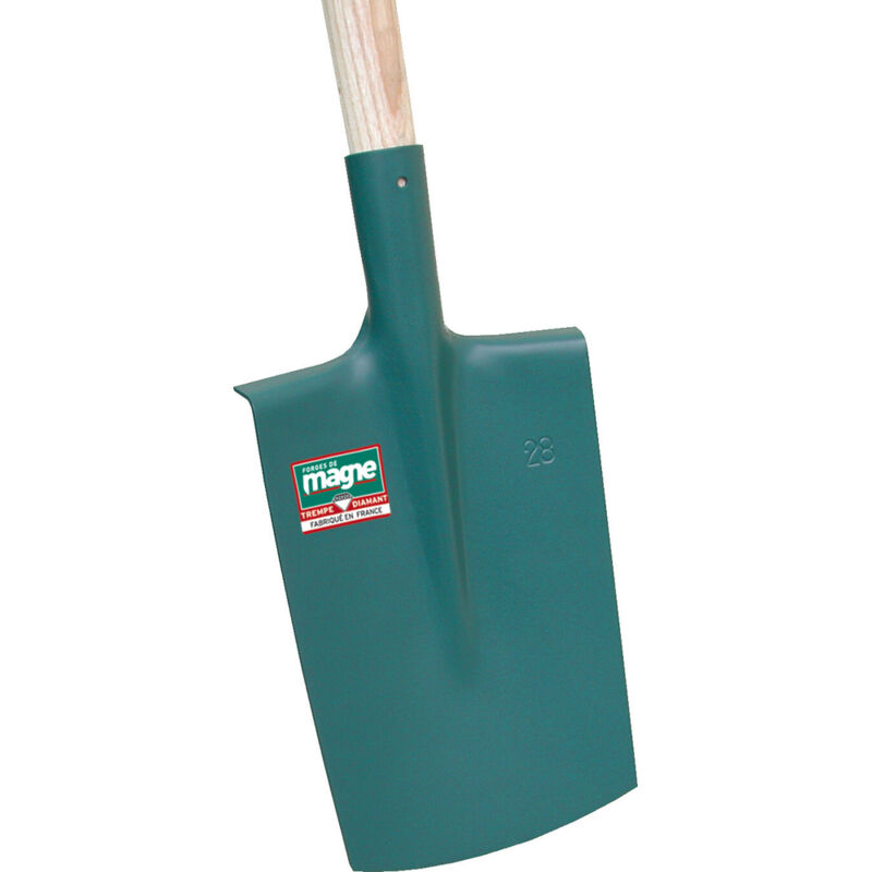 BECHE STANDARD À REBORDS 28CM EMMANCHE POMME FIBRE FIBRERGO© FORGES DE ...