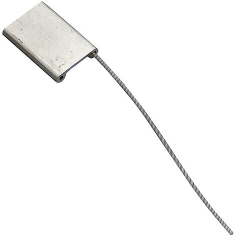 Plaque d'identification alu à sertir TYPE E - MACPEE