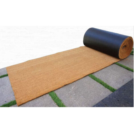 Felpudo clásico en rollo de coco rectangular h 80 cm longitud 10 metros