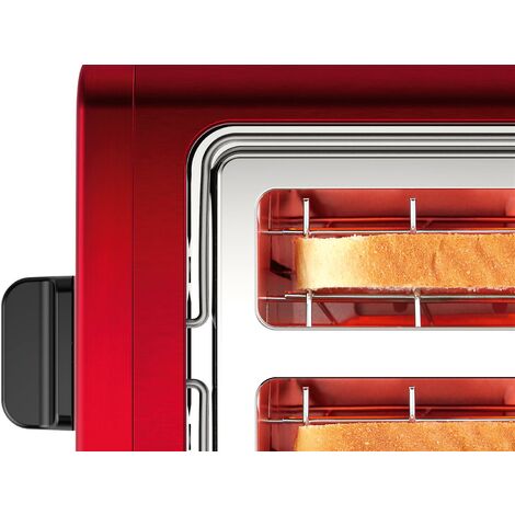 Bosch Kompakt-Toaster DesignLine TAT3P424DE ,rot/schwarz