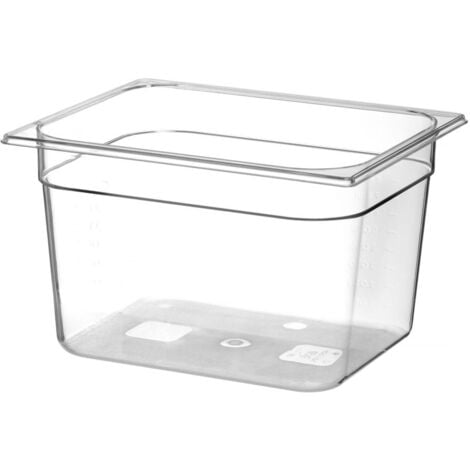HENDI Gastronorm-Behälter 1/2, Profi Line, GN 1/2, 9,5L, Transparent, 325x265x(H)150mm