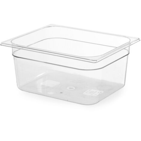 HENDI Gastronorm-Behälter 1/2, Profi Line, GN 1/2, 12,5L, Transparent, 325x265x(H)200mm