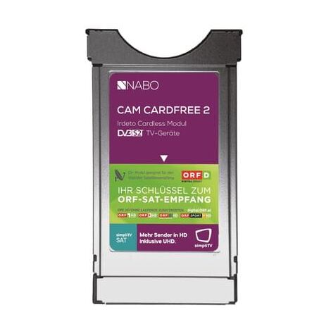 Nabo CAM CARDFREE 2 CI+ Modul mit integrierter Micro-Sat-Karte - keine ...