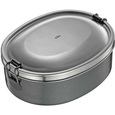 Cilio Lunch Box MONTE oval, anthrazit