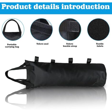 Paquete de 4 sacos de arena para cenador, patas de soporte, saco de ...
