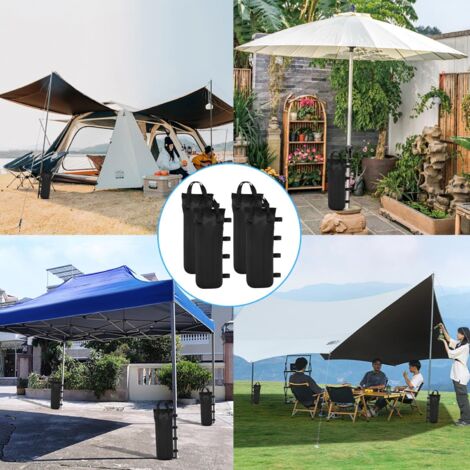 Paquete de 4 sacos de arena para cenador, patas de soporte, saco de ...