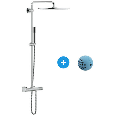 Grohe Pack Rainshower System 400 Colonna doccia termostatica + IPS ...