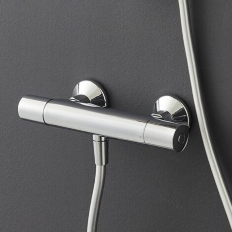 Mezclador termostático de ducha Jacob Delafon Simone Chrome