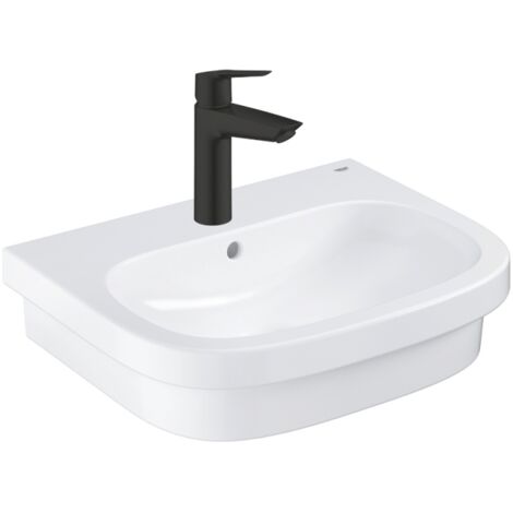 GROHE Euro Lavabo sobre encimera Ceramic 60cm + Mezclador de lavabo ...
