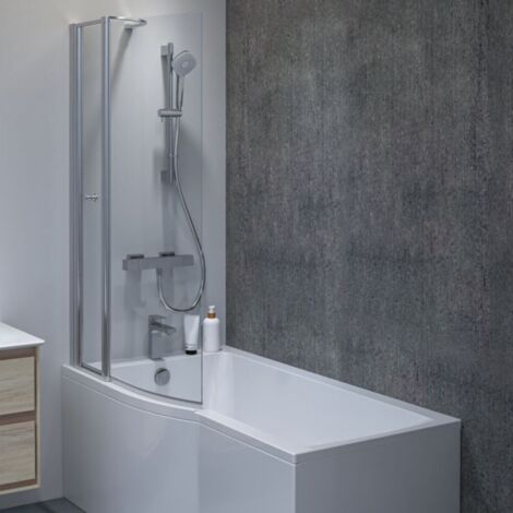 IDEAL STANDARD Connect Air 170 x 80 cm, conjunto para bañera/ducha ...
