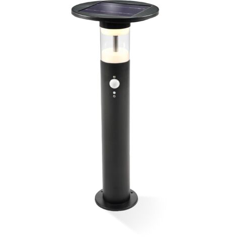 esotec Solar PIR-Standleuchte Amelia 53 cm Solarleuchte METALL schwarz ...