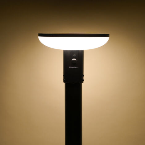 esotec Solar PIR Standleuchte Linus 200 Max CCT Fernbedienung Aluminium ...
