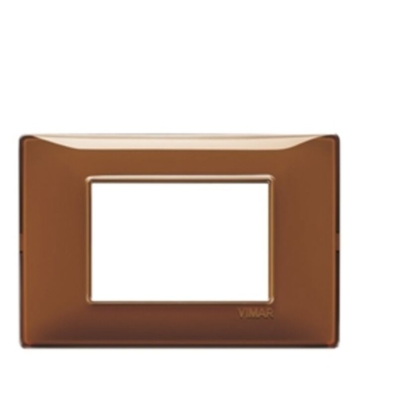 Vimar Plana placca 3 moduli colore tabacco 14653.49