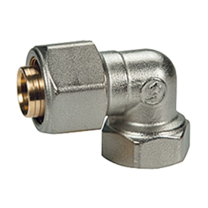 Raccordo Giacomini curvo 90 filettato F multistrato 1/2x 20x2 R563MX057