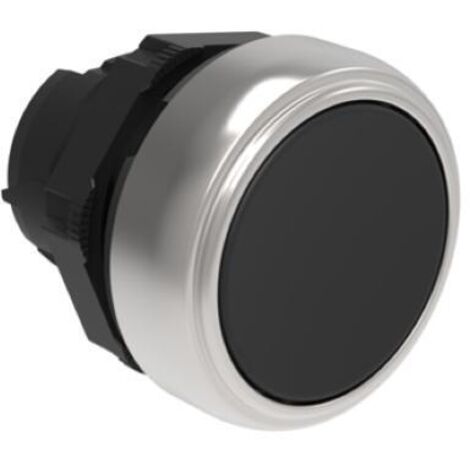 Pulsante ad impulso Lovato Platinum Rasato Nero LPCB102