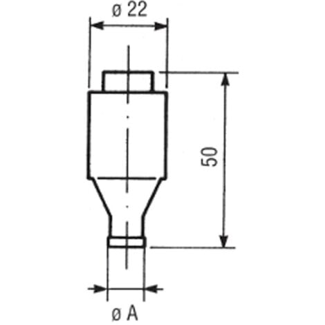 Fusibile Diazed Italweber DII passo E27 curva rapida 16A 500V 1221016
